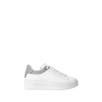 Ga&euml;lle Paris Silberne Modische Sneakers Stilvoll und Elegant - - Shoes - Damen - Wei&szlig; - 36 EU