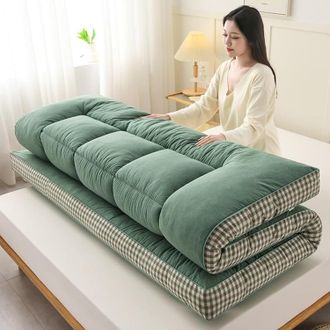 Generic Tatami Faltbares Roll-Up Japanische Futon Matratze 140x200 - Bodenmatratze Dicke Tatami-Matte (A, 1.2mx2m)