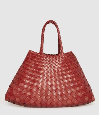 Dragon Diffusion Sac Santa Croce Small Cuir Poppy Red