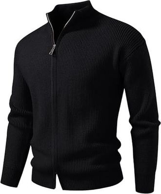 Generic Sweat &agrave; capuche pour hommes couleur unie pull homme sweat col rond pour hommes et femmes veste de sport &agrave; manches longues automne et hiver cardigan pu