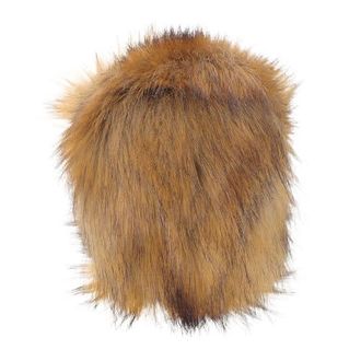 Kesyoo Prot&egrave;ge-poignets chauds en cuir synth&eacute;tique pour femme, poignets duveteux et poilus dhiver, bracelets doux et r&eacute;sistants au vent, accessoires dhiver i