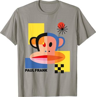 Paul Frank Julius Abstrakte 80er Jahre Blockkunst T-Shirt