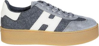 Hogan Femme, Chaussures, Gris, Taille: 36 1/2 EU H698 Allacciato H