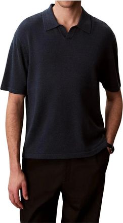 Calvin Klein Homme, Tops, Bleu, Taille: M Linen Blnd Johnny Swtr