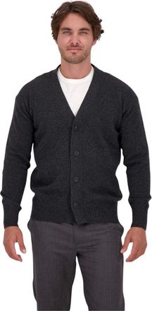 Gran Sasso Homme, Pulls, Gris, Taille: M Cardigan