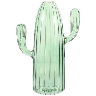BESPORTBLE LIFKICH Glasvase Kaktusform Schmaler Hals Gr&uuml;ne Hydroponische Pflanzvase Moderne Tischdekoration Vielseitige Blumenvase f&uuml;r Wohn B&uuml;rodekor