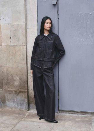 Mango Veste denim poches bleu - Femme - XS - MANGO