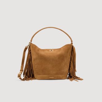 Sandro TANGOSO Wildledertasche mit Fransen