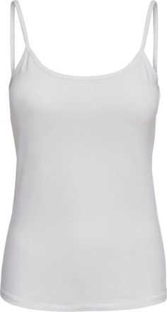 Only Only, Femme, Tops, Blanc, Taille: 36 FR D&eacute;bardeur en Coton Blanc