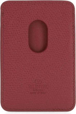 Valentino Garavani VLogo Card Case - Burgundy