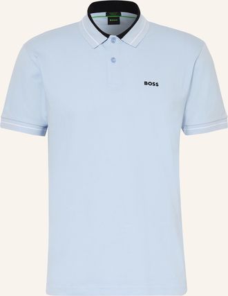 HUGO BOSS Piqu&eacute;-Poloshirt Member Regular Fit blau
