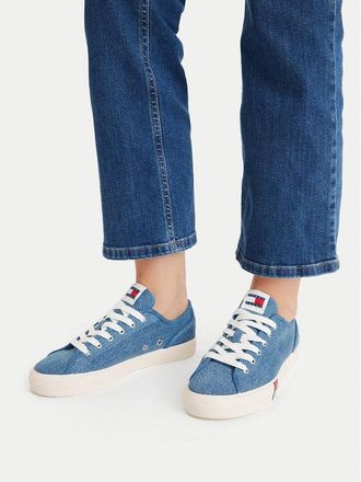 Tommy Jeans Sneakers aus Stoff Archive Y2K Denim EN0EN03033 Blau