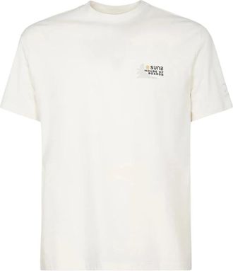 Suns Homme, Tops, Blanc, Taille: XL Paolo Text T-Shirt