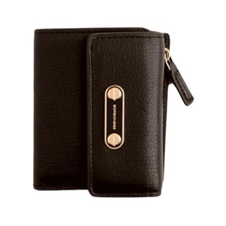 Borbonese Geldb&ouml;rse mit &Uuml;berschlag und Rei&szlig;verschluss - - Accessories - Damen - Braun - ONE SIZE
