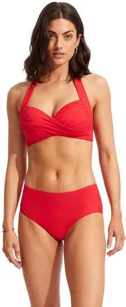 Seafolly Damen Bikinihose Seafolly Collective Wide Side Retro