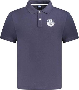 North Sails Homme, Tops, Bleu, Taille: L Polo Manches Courtes Coupe Classique