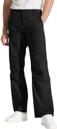Generic Pantalon de jogging pour homme - Style d&eacute;contract&eacute; - Confortable - Coupe ajust&eacute;e - Pour le quotidien - Coupe d&eacute;contract&eacute;e - Pour le printemps, Noir, X