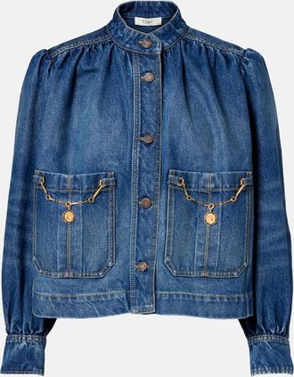 Chlo&eacute; Chlo&eacute; Veste en jean &agrave; ornements