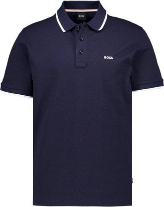 HUGO BOSS Herren Polo-Shirt blau