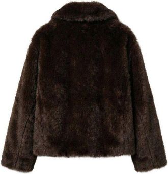 Urban Classics Winterjacke Urban Classics Ladies Short Faux Fur Jacket (1-St)