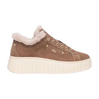Nero Giardini Wildleder-Sneaker - - Shoes - Damen - Beige - 39 EU