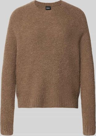 HUGO BOSS Relaxed Fit Pullover aus Woll-Mix Modell Febisana