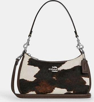 Coach Teri Schultertasche Mit Kuhprint