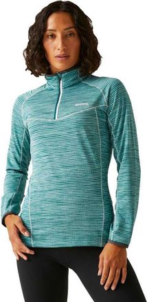 Regatta Yonder II Damen-Fleeceoberteil mit halbem Rei&szlig;verschluss, Gr&ouml;&szlig;e 44 (Gulfstream), Gulfstream, 42