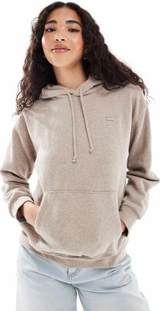 Levi's Everyday - Kapuzenpullover in Taupe mit farblich abgestimmtem Logo-Braun