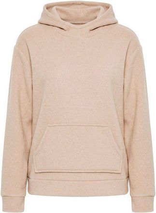 Ulla Popken Sweatshirt Fleece-Hoodie Kapuze K&auml;ngurutasche Langarm