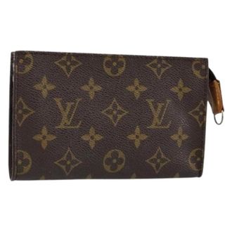 Louis Vuitton Pochette en toile Pre-owned - Femme - Pre-owned - Brun - Taille: ONE Size
