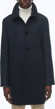 Fursac Manteau &agrave; col officier en drap de laine - Taille XXL - Homme