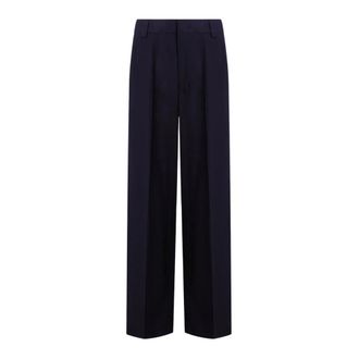 Dondup Pantalone Abby Wide Leg - - Trousers - Damen - Blau - S