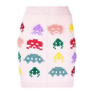 Stella McCartney Gamer Strickrock - - Skirts - Damen - Mehrfarbig - S
