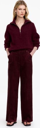 Arket Weite Cordhose -Rot