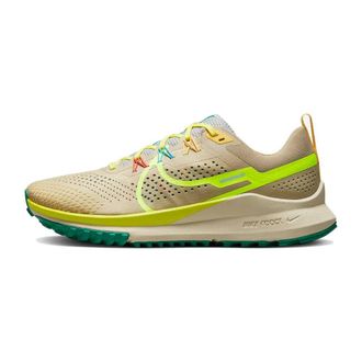 Nike Nike Herren React Pegasus Trail 4 Sneaker, Team Gold/Volt-Balt-Blue-Stadium-Gr&uuml;n, 45.5 EU