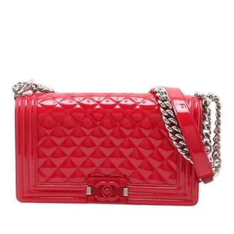Chanel unisex, Pre-owned, Rouge, Taille: ONE Size Sac Boy Pre-owned