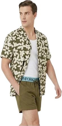 Emporio Armani Herrenhemd mit Blumenmuster