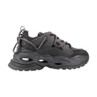 Buffalo Stylische gebrauchte Sneakers - - Shoes - Damen - Schwarzk - 40 EU