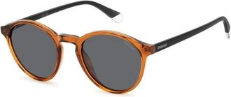 Polaroid unisex, Accessoires, Brun, Taille: 50 MM Lunettes de Soleil Pantos Classiques Polarisees