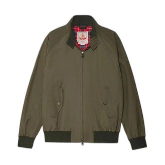 Baracuta G9 Harrington Jacket - Homme - Vestes - Vert - Taille: 2XS
