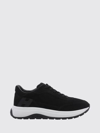 Hogan Baskets Hi-Light en cuir de veau velours avec logo H ton sur ton