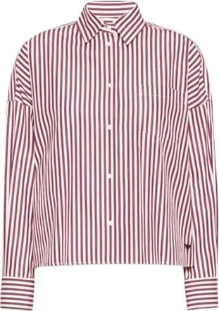 Max Mara Bluse aus Baumwollpopeline - - Blouses & Shirts - Damen - Mehrfarbig - M