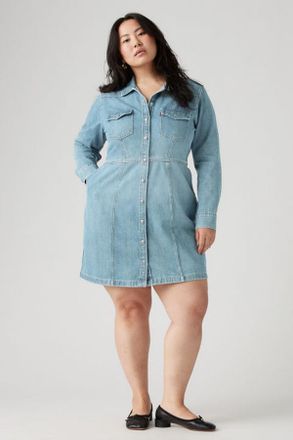 Levi's Robe Western Flynn - Femme - Bleu / Plant Pause - 1X