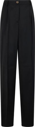 Moschino Femme, Pantalons, Noir, Taille: 46 FR Pantalon &Eacute;l&eacute;gant