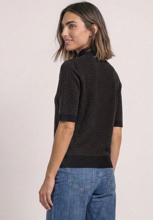 Street One Kurzarmpullover mit Turtleneck