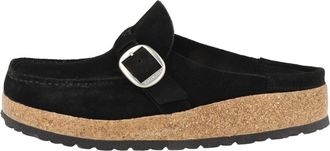 Birkenstock Damen Clogs Buckley Veloursleder normal