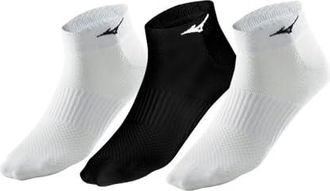 Mizuno Homme Training Mid 3p Chaussettes, Blanc/blanc/noir, M EU
