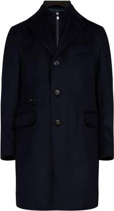 Corneliani Manteau avec doublure amovible en laine vierge