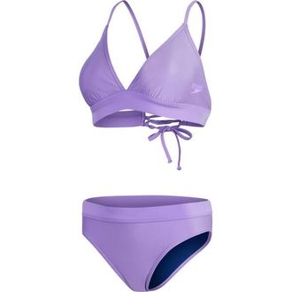 Speedo Damen Badeanzug BANDED TRI 2PC AF PURPLE